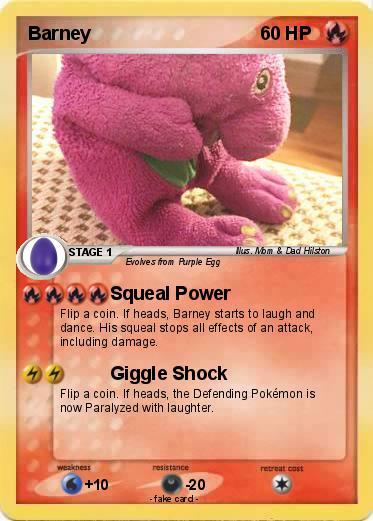 Pokémon Barney 717 717 - Squeal Power - My Pokemon Card