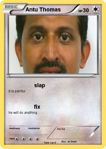 Pokémon Antu Thomas - slap - My Pokemon Card