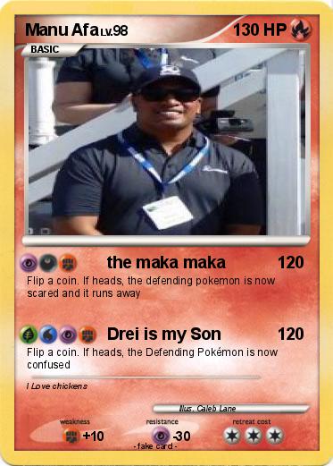 Pokémon Manu Afa - the maka maka - My Pokemon Card