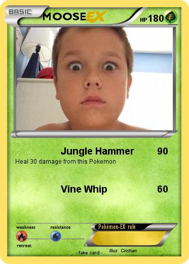 Pokémon MOOSE 122 122 - Jungle Hammer - My Pokemon Card