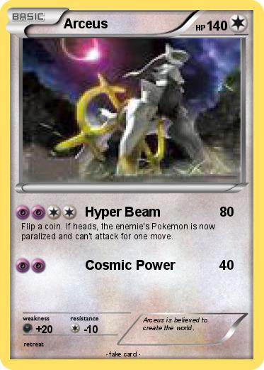 Pokémon Arceus 9086 9086 - Hyper Beam - My Pokemon Card