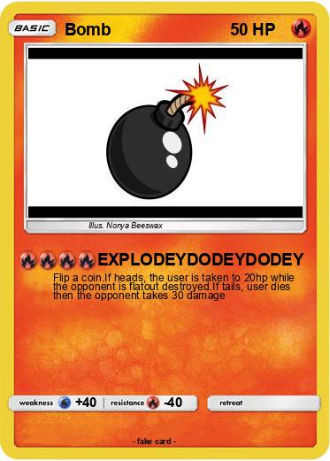 Pokémon Bomb 859 859 - EXPLODEYDODEYDODEY - My Pokemon Card