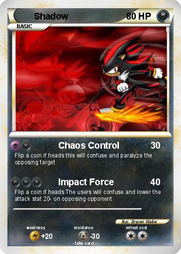 Pokémon Shadow 12061 12061 - Chaos Control - My Pokemon Card
