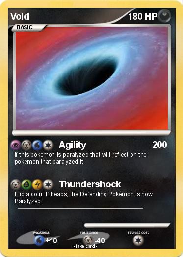 Pokémon Void 177 177 - Agility - My Pokemon Card