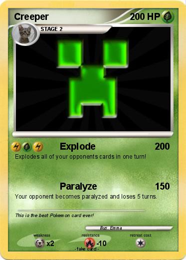 Pokémon Creeper 4860 4860 - Explode - My Pokemon Card