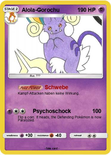 Pokémon Alola Gorochu - Schwebe - My Pokemon Card