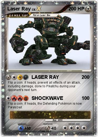 Pokémon Laser Ray - LASER RAY - My Pokemon Card