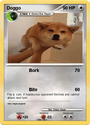 Pokémon Doggo 6 6 - Bork - My Pokemon Card