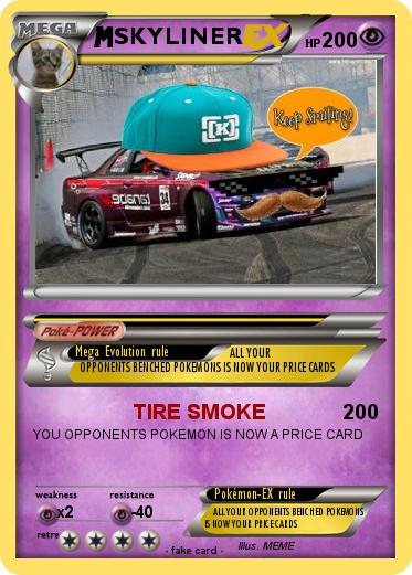 Pokémon SKYLINER 2 2 - TIRE SMOKE - My Pokemon Card