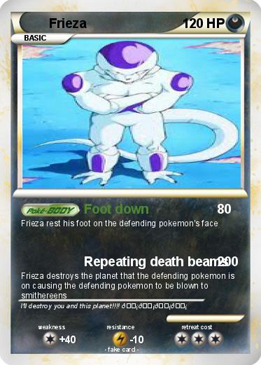 Pokémon Frieza 273 273 - Foot down - My Pokemon Card