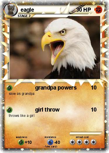 Pokémon eagle 230 230 - grandpa powers - My Pokemon Card