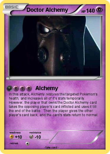 Pokémon Doctor Alchemy - Alchemy - My Pokemon Card