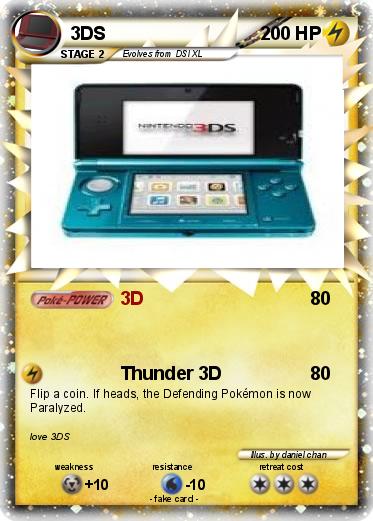 Pokémon 3DS 45 45 - 3D - My Pokemon Card