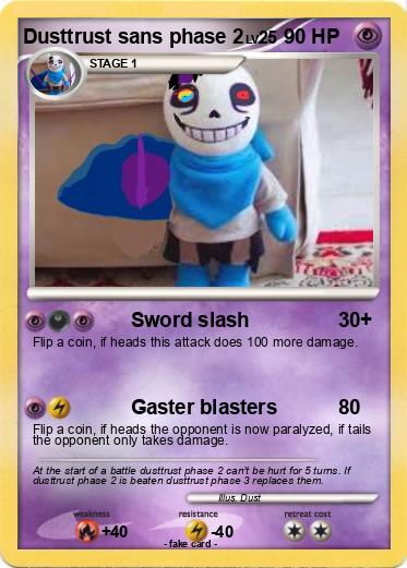 Pokémon Dusttrust sans phase 2 1 1 - Sword slash - My Pokemon Card