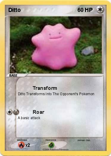 Pokémon Ditto 26 26 - Transform - My Pokemon Card