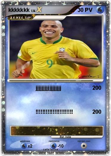 Pokémon kkkkkkk - jjjjjjjjjjjjjjjjj - Ma carte Pokémon