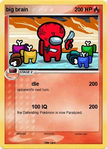 Pokémon big brain 58 58 - die - My Pokemon Card