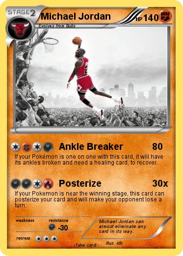 Pokémon Michael Jordan 231 231 - Ankle Breaker - My Pokemon Card