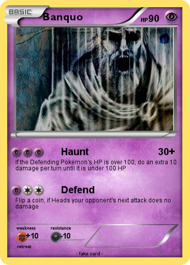 Pokémon Banquo 5 5 - Haunt - My Pokemon Card