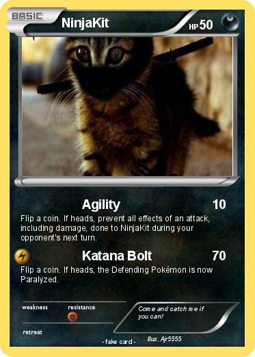 Pokémon NinjaKit - Agility - My Pokemon Card