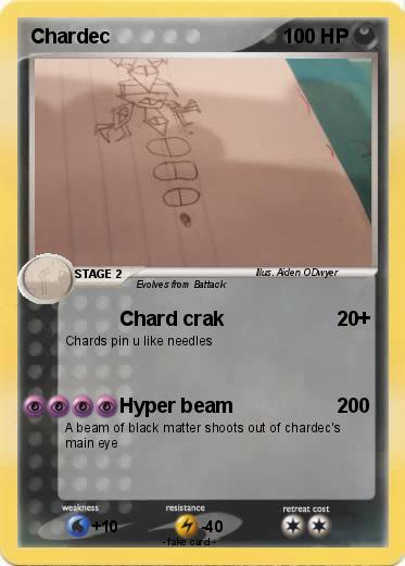 Pokémon Chardec - Chard crak - My Pokemon Card