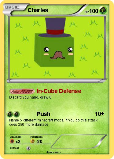 Pokémon Charles 333 333 - In-Cube Defense - My Pokemon Card