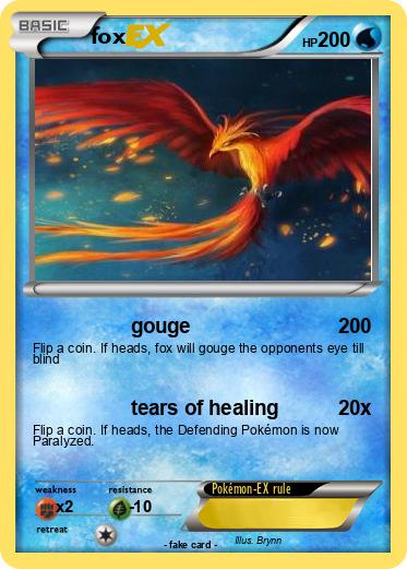 Pokémon fox 1014 1014 - gouge - My Pokemon Card