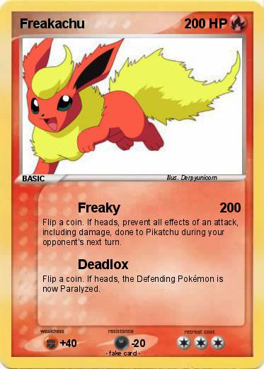 Pokémon Freakachu 9 9 - Freaky - My Pokemon Card