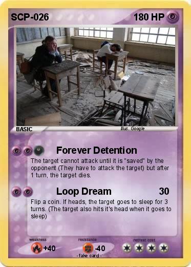 Pokémon SCP 026 026 - Forever Detention - My Pokemon Card
