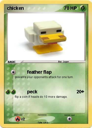 Pokémon chicken 757 757 - feather flap - My Pokemon Card