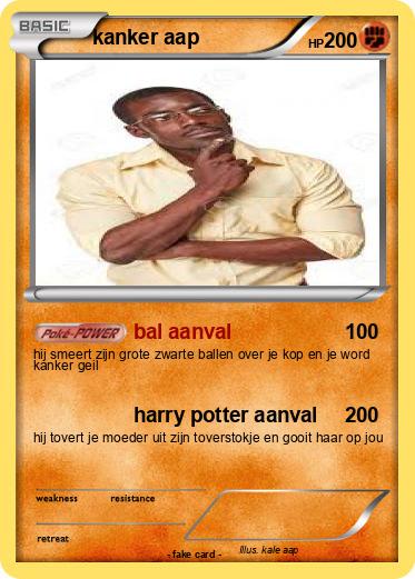 Pokémon kanker aap 1 1 - bal aanval - My Pokemon Card
