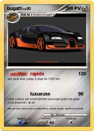 Pokémon bugatti 485 485 - rapide - Ma carte Pokémon
