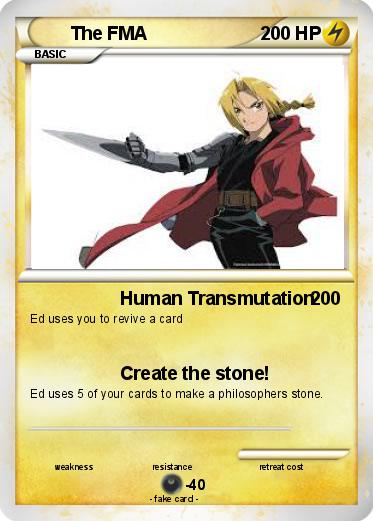 Pokémon The FMA - Human Transmutation - My Pokemon Card