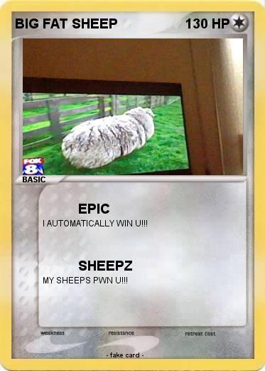 Pokémon BIG FAT SHEEP - EPIC - My Pokemon Card