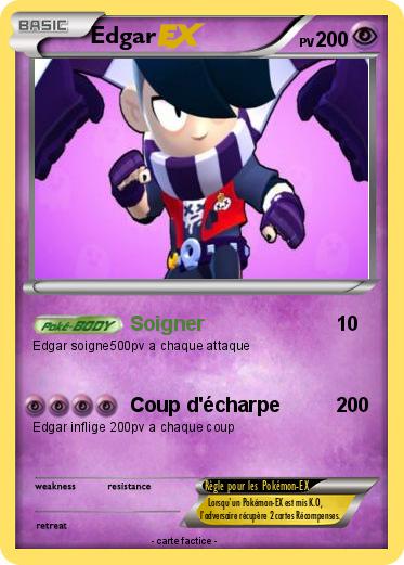 Pokémon Edgar 168 168 - Soigner - Ma carte Pokémon