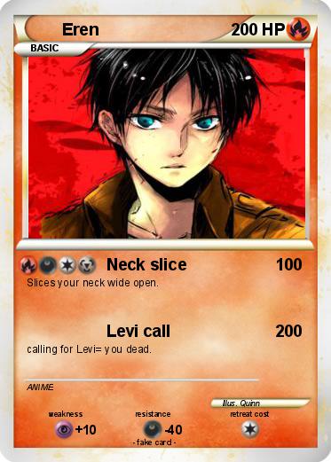 Pokémon Eren 130 130 - Neck slice - My Pokemon Card