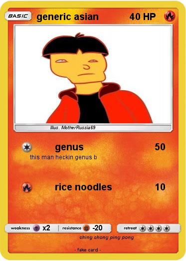 Pokémon generic asian - genus - My Pokemon Card