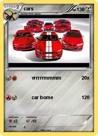 Pokémon cars 124 124 - vrrrrrmmmm - My Pokemon Card