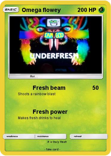 Pokémon Omega flowey 246 246 - Fresh beam - My Pokemon Card