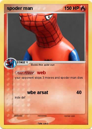 Pokémon spoder man 13 13 - web - My Pokemon Card
