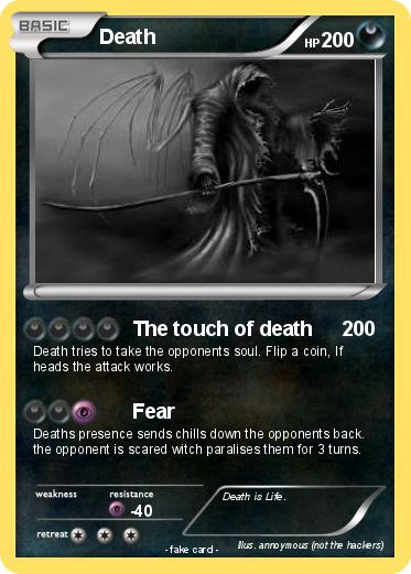Pokémon Death 4459 4459 - The touch of death - My Pokemon Card