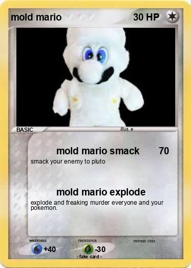 Pokémon mold mario - mold mario smack - My Pokemon Card