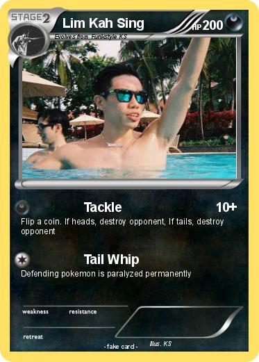 Pokémon Lim Kah Sing - Tackle - My Pokemon Card