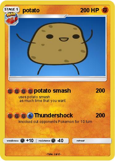 Pokémon potato 886 886 - potato smash - My Pokemon Card