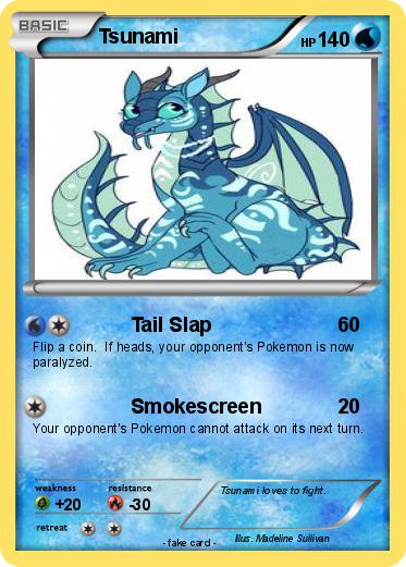 Pokémon Tsunami 242 242 - Tail Slap - My Pokemon Card