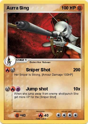 Pokémon Aurra Sing 2 2 - Sniper Shot - My Pokemon Card