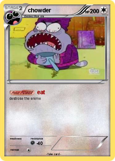 Pokémon chowder 178 178 - eat - My Pokemon Card