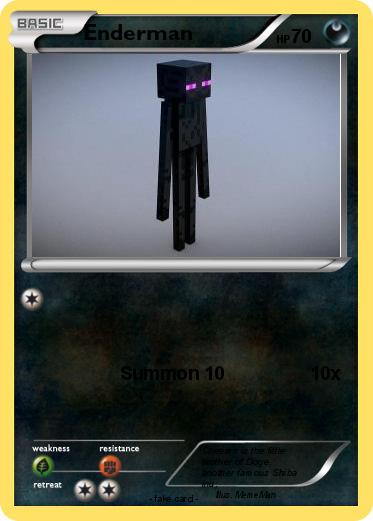Pokémon Enderman 1757 1757 - Summon 10 - My Pokemon Card