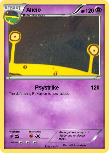 Pokémon Alicio - Psystrike - My Pokemon Card