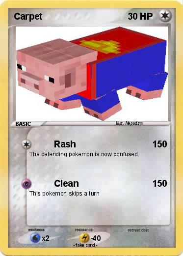 Pokémon Carpet 8 8 - Rash - My Pokemon Card